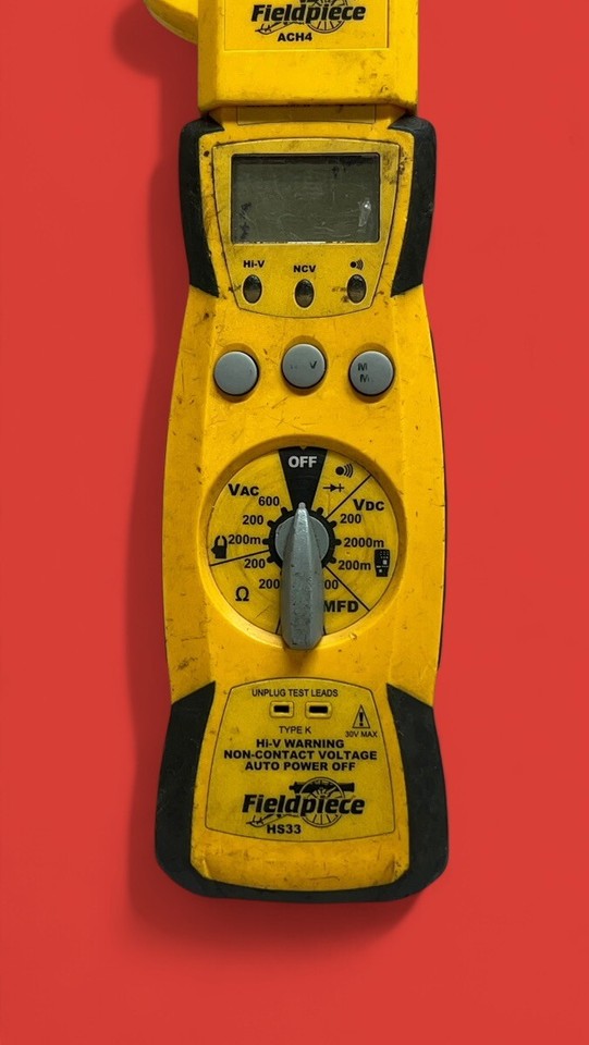 Fieldpiece HS33 HVAC Stick Multimeter W/ ACH4 Clamp No Leads (SS2139361 ...