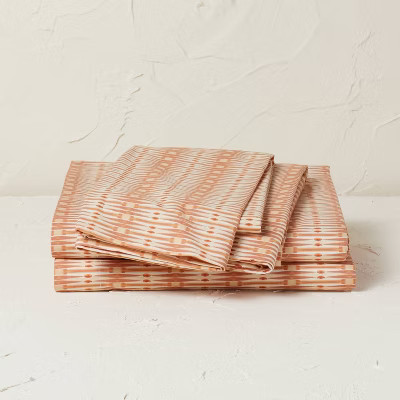Printed Cotton Percale Sheet Set - Opalhouse designed with Jungalow | eBay