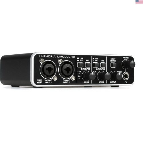 Audiophile 2x2, 24-Bit/192 kHz USB Audio Interface with Midas Mic ...