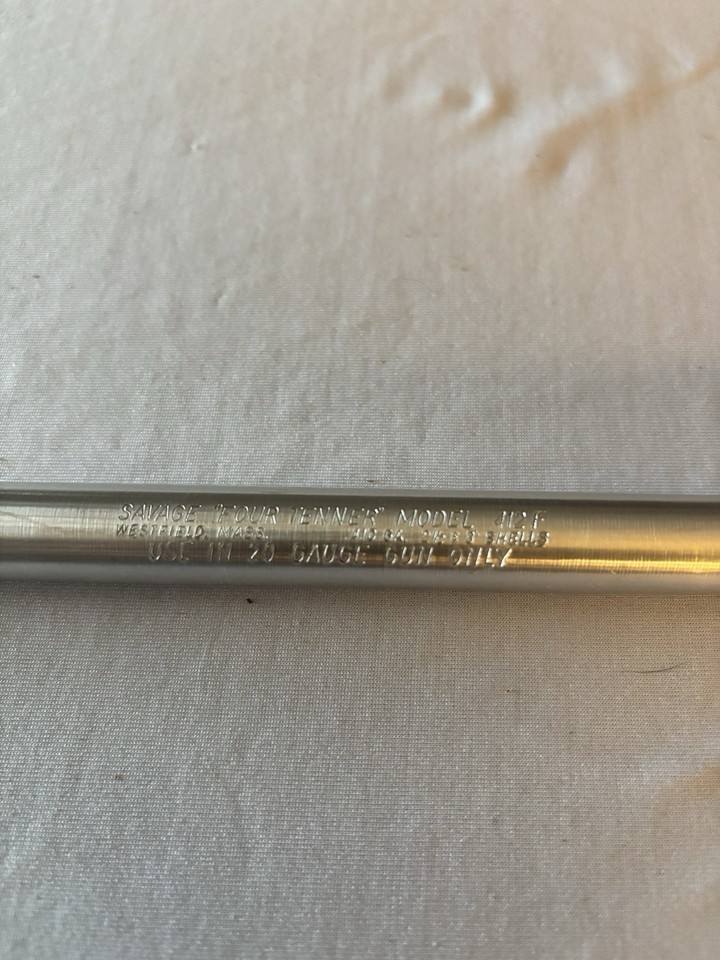 Savage ‘Four Tenner’ Model 412F Stainless Fired One Time | eBay