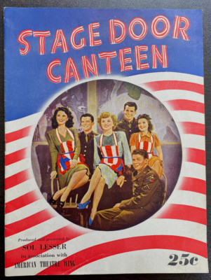 World War II - Stage Door Canteen Program - Sol Lesser | eBay