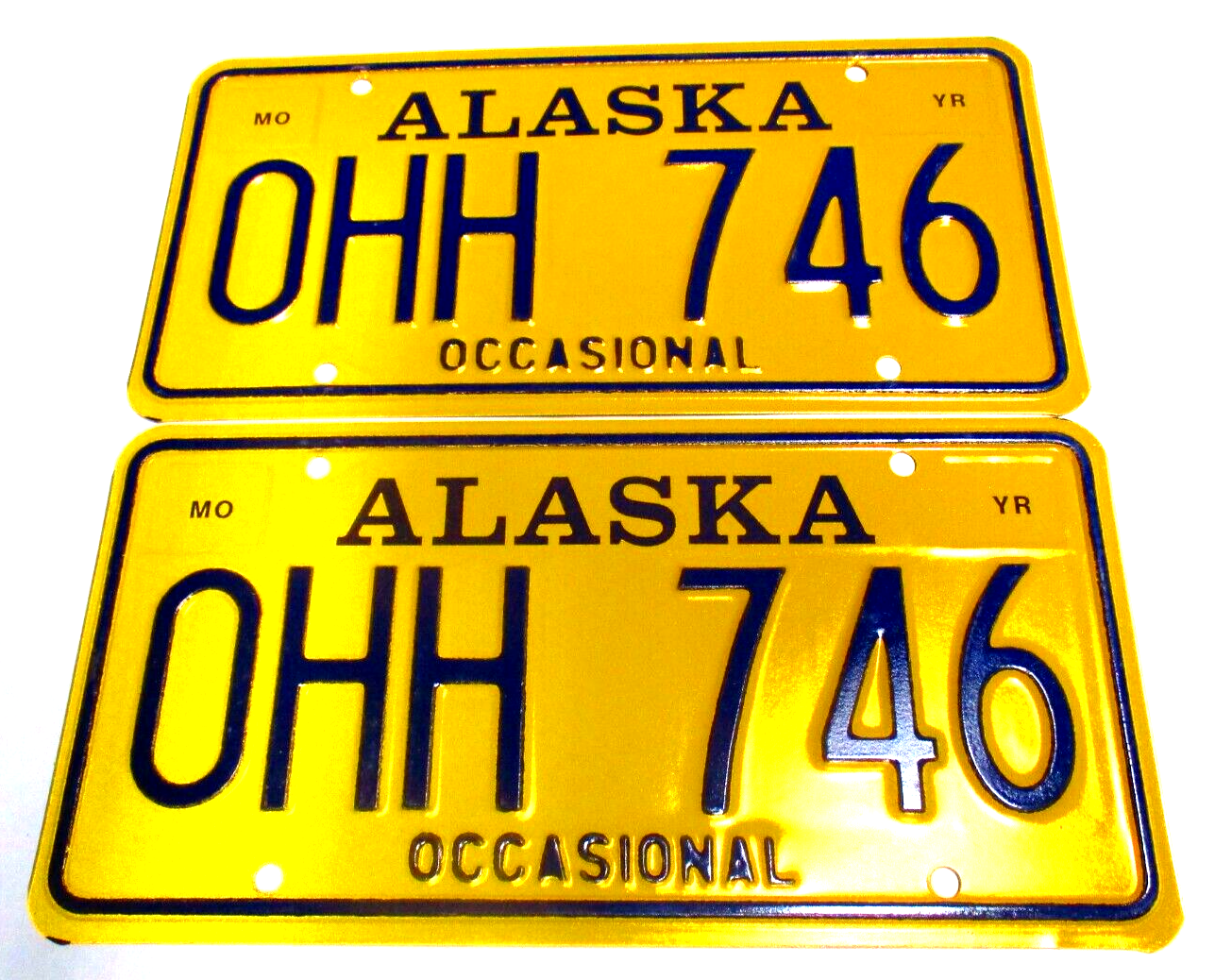 2- Alaska license plates vintage car truck garage memorabilia ...