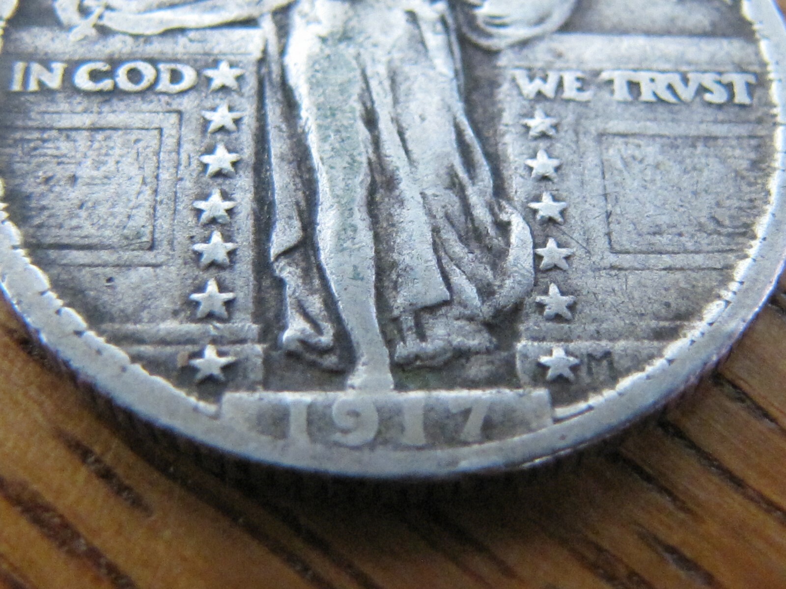 1917 STANDING LIBERTY TYPE 2 QUARTER NICE DETAIL & DATE | eBay