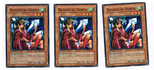 YUGIOH! PRINCESS OF TSURUGI CARD - 1ST EDITION - YSD-EN014(X3) - FREE P ...