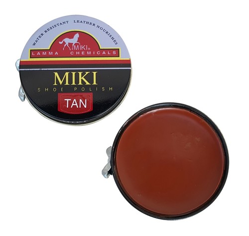 MIKI Tan Renovating Shoe Boot Trainer Smooth Polish 50 ml Tin MRRP | eBay