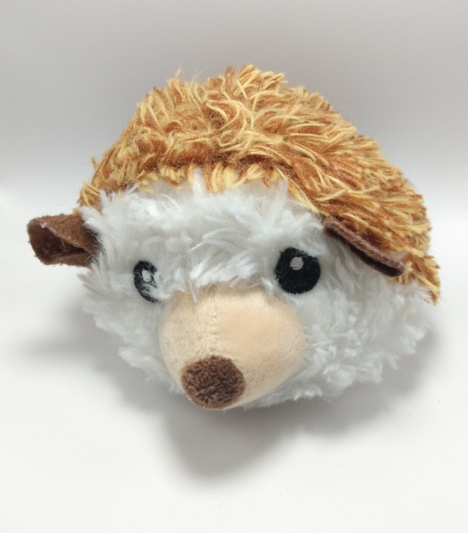 2 Fuzzy Friends Black & Brown Hedgehogs Plush 6" Stuffed Animal Gift ...