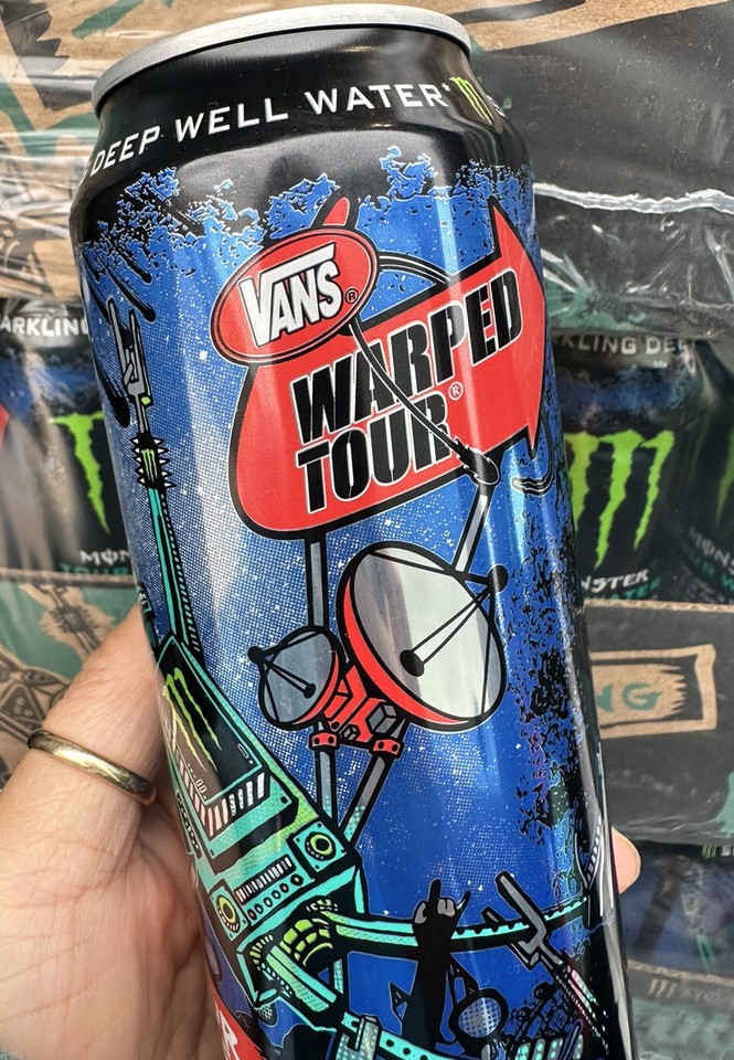 1 Monster Sparkling Tour Water Deep Well Water Vans Warped Tour | eBay