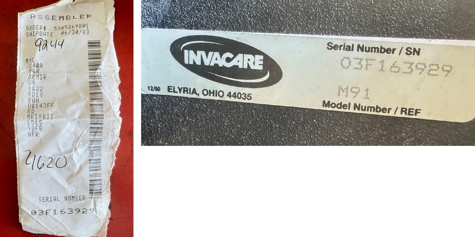 Battery Powered Wheelchair -Invacare Pronto M91 Sure Step Heavy duty ...