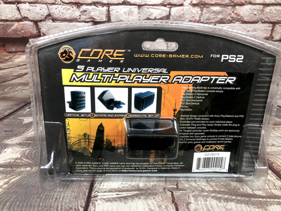 Core Gamer 5 Player Universal Multi-Player Adapter Playstation 2 PS2 ...