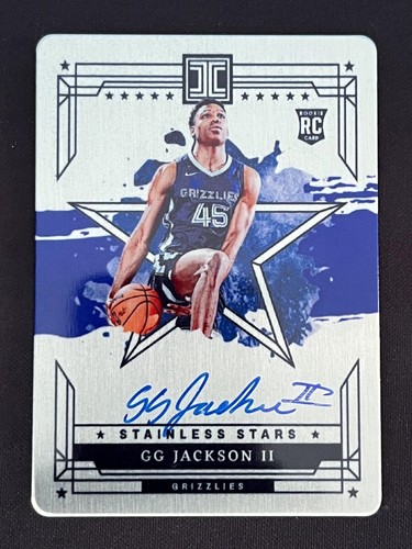 2023-24 Panini Impeccable GG Jackson II RC Rookie Auto Stainless Stars ...