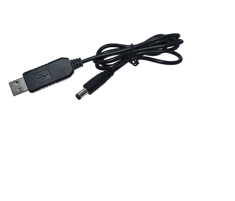 USB DC 5V to DC 9V or 12V Boost Step up Module Converter Charger Cable ...