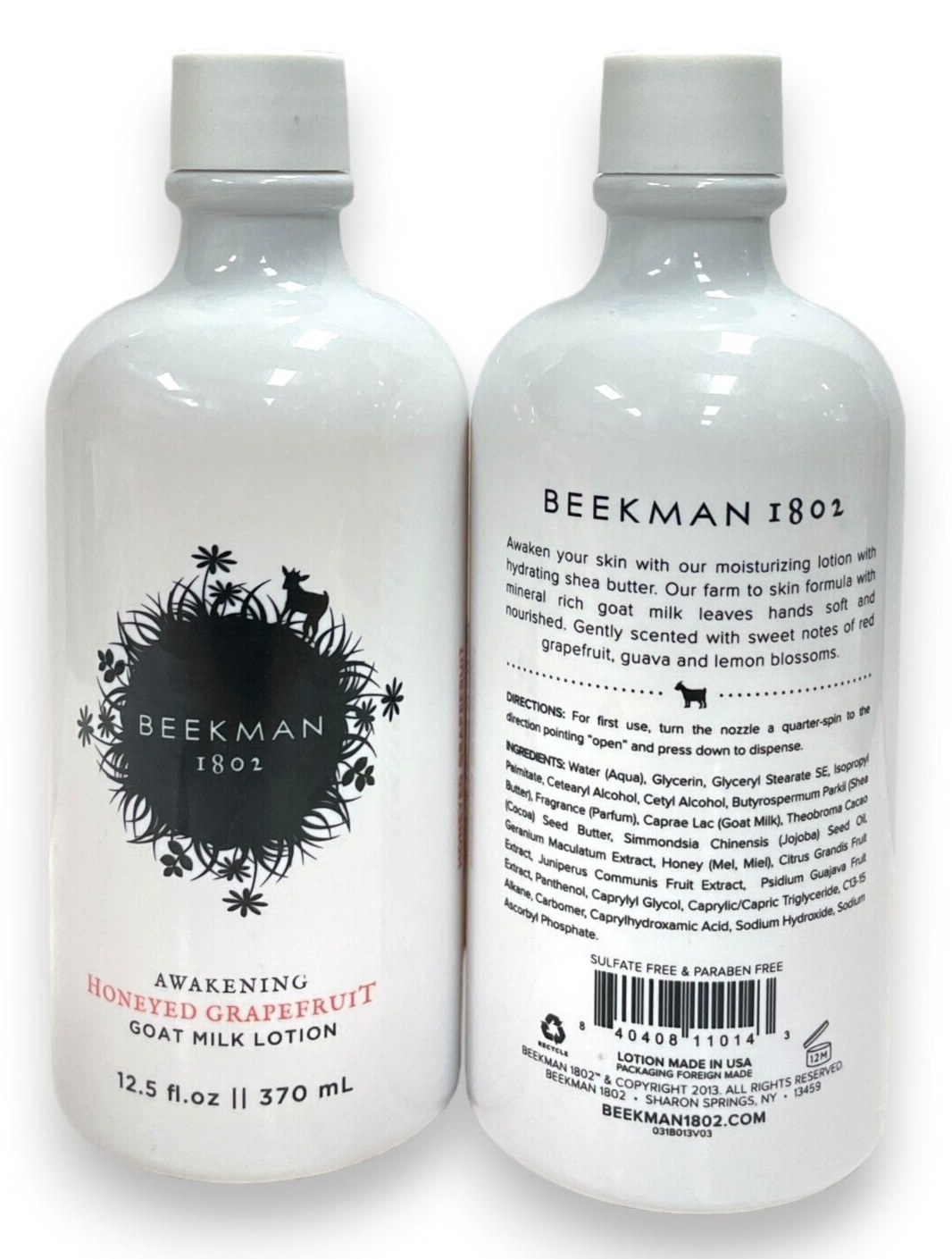 Beekman 1802 Awakening Honeyed Grapefruit Lotion (12.5fl.oz/370ml) Lot ...