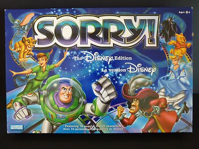 SORRY! Disney Edition Board Game Bilingual E/F 100% Complete | eBay
