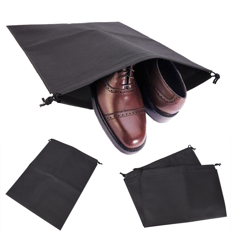 2pcs Shoes Clothes Travel Pouch Portable Drawstring Storage Bag ...