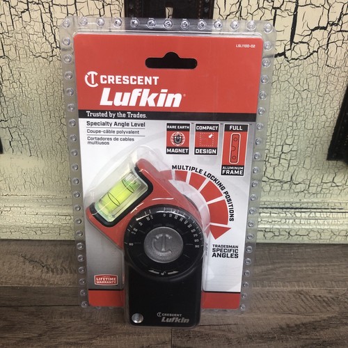 Crescent Lufkin Specialty Angle Pocket Level Magnetic Tilting Metal ...