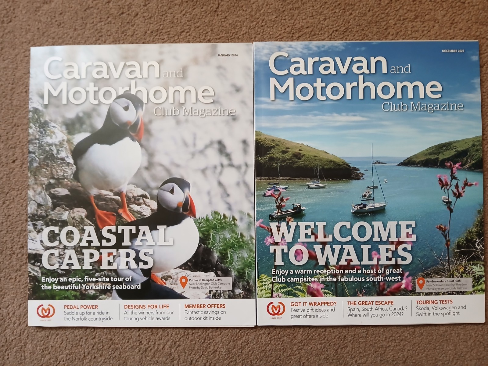2 x caravan and motorhome club magazine back issues dec 23 jan 24 | eBay UK