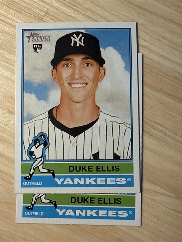 DUKE ELLIS 2025 Topps Heritage Baseball Rookie Card #266 New York ...