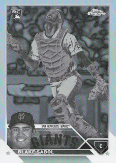 2023 Topps Chrome Update Blake Sabol #USC151 Negative Refractor Rookie ...