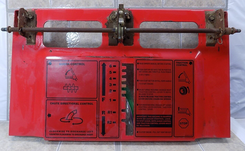 YARD MACHINES Snowblower Steel Dash Panel 8hp 26" MTD #31AE640F000 | eBay