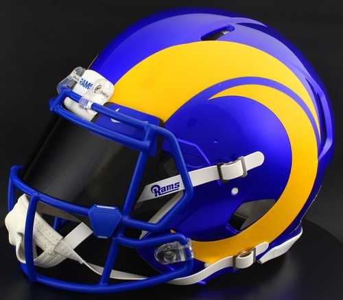 LOS ANGELES RAMS NFL Riddell Speed Full Size AUTHENTIC Football Helmet ...