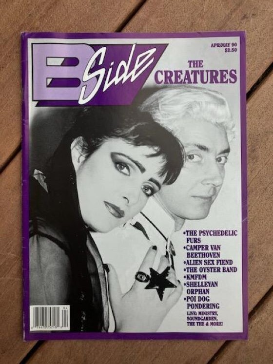 B-Side - Apr/May 1990 - Creatures/Siouxsie, Psych Furs - US Alt-Music ...