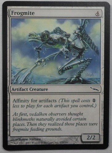 MAGIC THE GATHERING MTG 2003 MIRRODIN FROGMITE ARTIFACT CARD | eBay