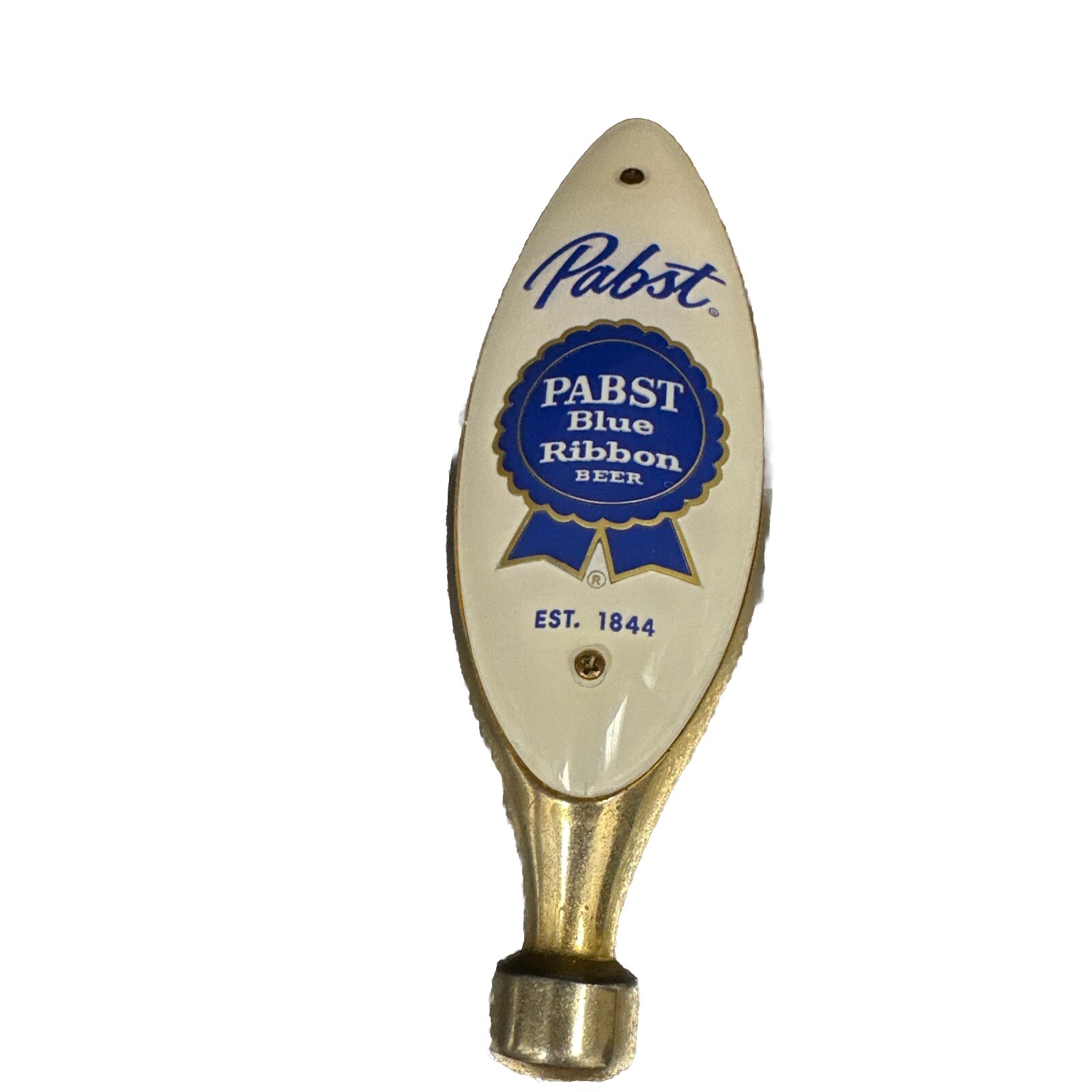 1956 Pabst Blue Ribbon Beer Tap Handle - Vintage Collectible with Small ...
