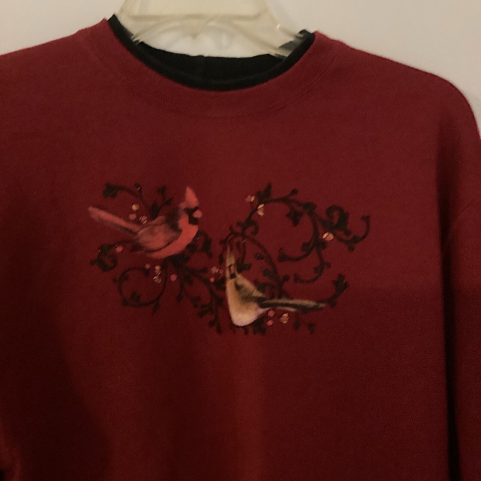 Cardinal Birds Country Store Red Sweatshirt Size Medium | eBay