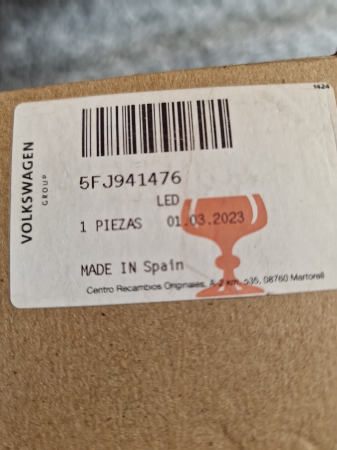 SEAT LEON FR MK4 DRL DAYTIME RUNING LIGHT MODULE DRIVER SIDE 5FJ941476 ...