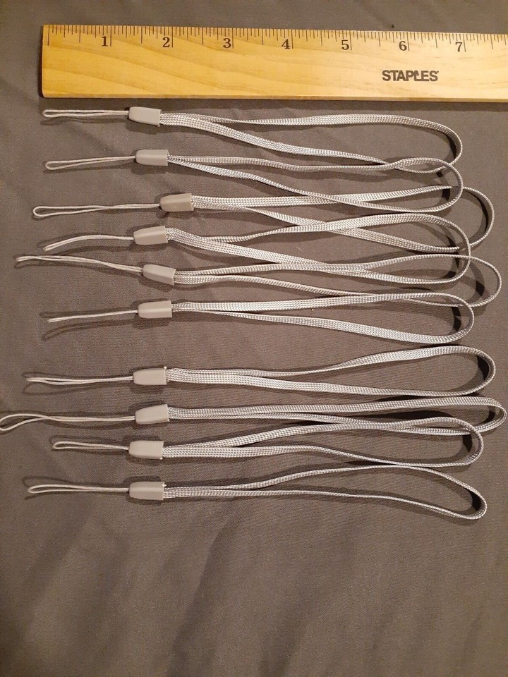 10PC Gray Hand Wrist Lanyard Strap String Phone USB Flash Drives ...