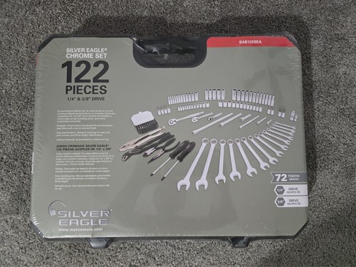 Matco Tools SAB122SE 122 PIECE 1/4" & 3/8" DRIVE SILVER EAGLE® MASTER ...
