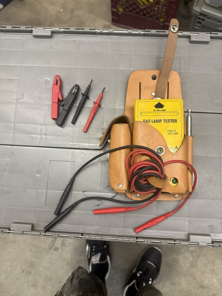 Greenlee Textron 5715 Gas Lamp Tester LT 277 Leads Probes Clamps ...