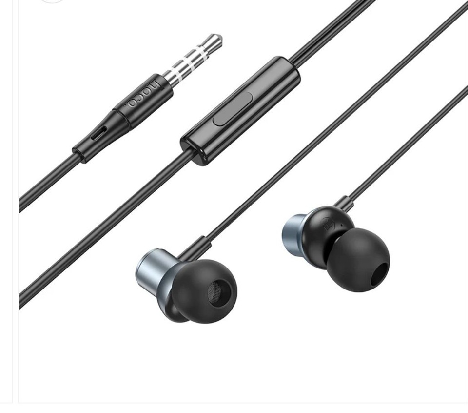 3.5mm Jack Handsfree with Mic Metal Sound Cavity 1.2 M Black | eBay UK