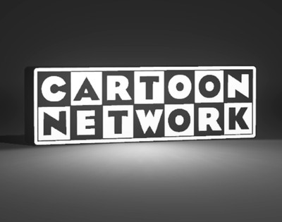 CARTOON NETWORK LED LIGHT BOX SIGN LARGE 14" WIDE CARTOON COLLECTOR DEN ...