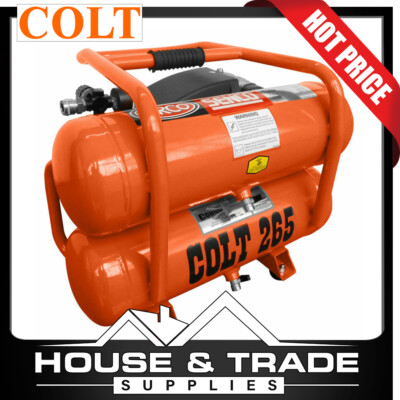 Colt Air Compressor 2.0HP 16Lt Twin Tank (Carry) COLT265 | eBay Australia
