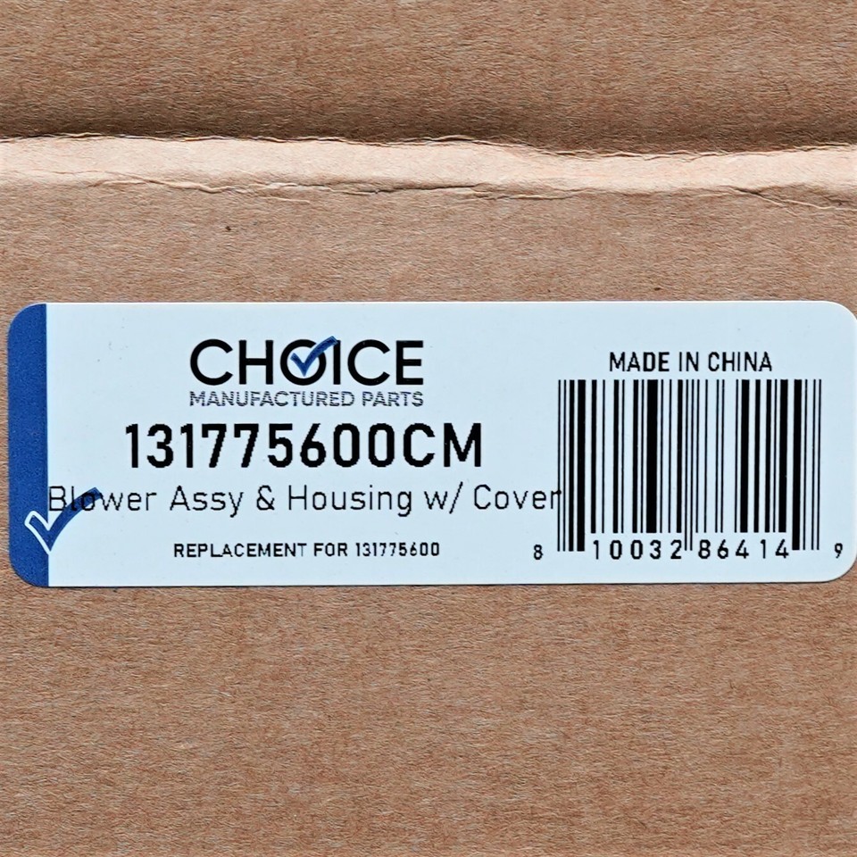 Dryer Blower Wheel and Housing Assembly for 131775600 Electrolux ...