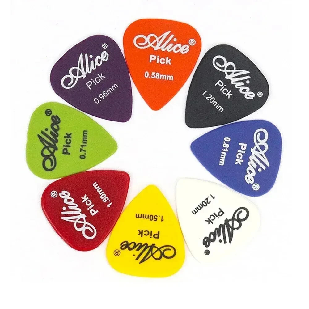 EA Alice Guitar Picks Plectrums Various Thickness gauges .58mm-1.5mm ...