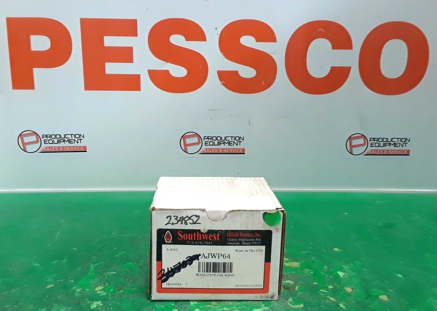 🟠SOUTHWEST OILFIELD WASHPIPE PACKING AJWP64 PESSCO IS OFFERING 1 ...
