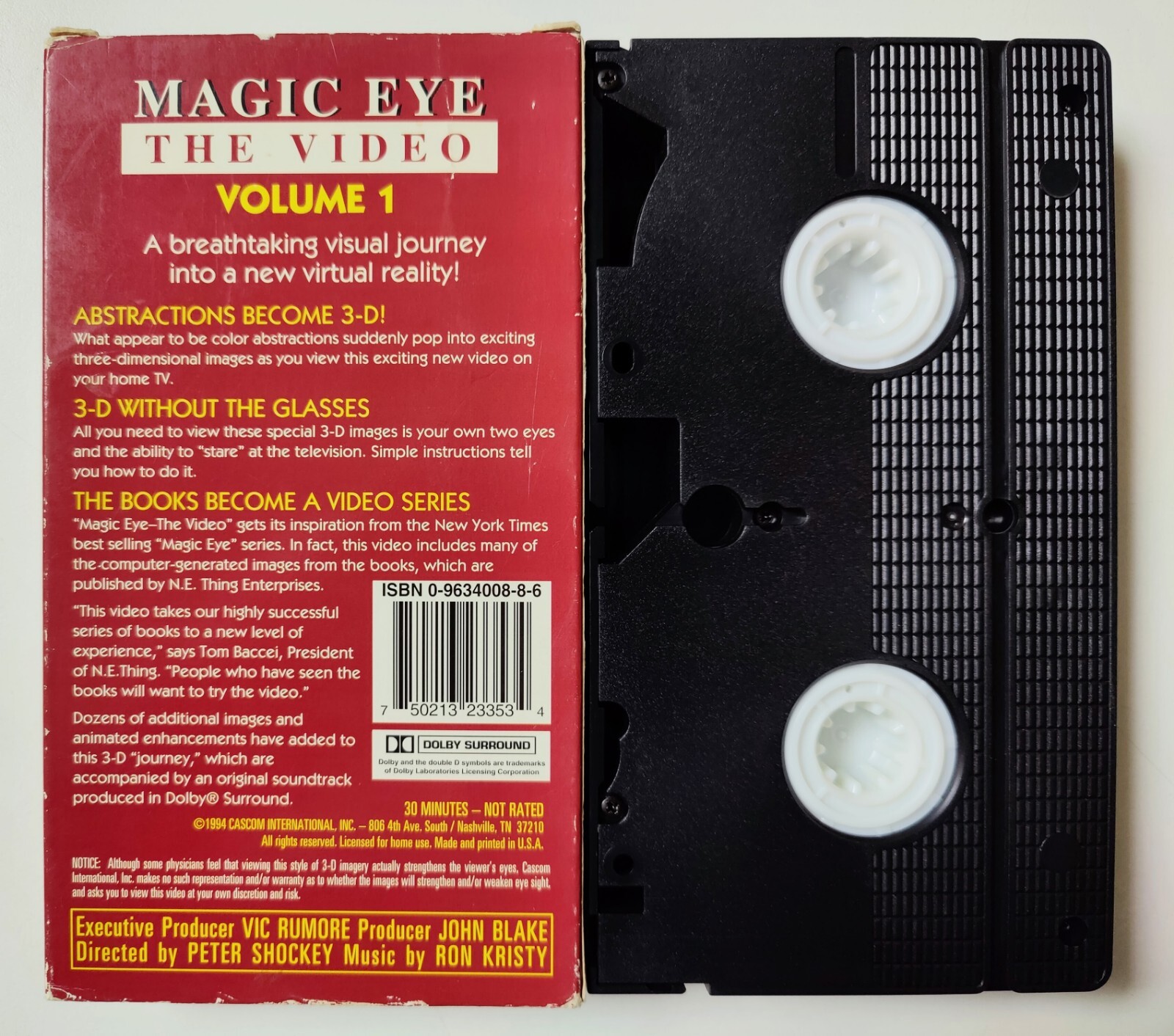 Magic Eye The Video - Over 100 3-D Images - Volume 1 - 1994 - VHS | eBay