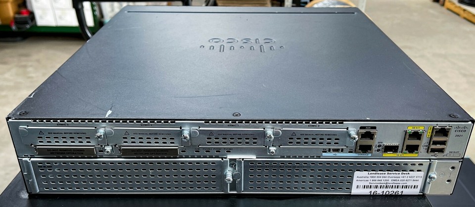 Cisco 2921 Integrated Services Router | CISCO2921/K9 V08 2900 Series | eBay