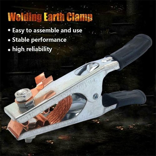 Welding Ground Clamp 500A Electroplated Copper Earth Clip Manual Welder ...