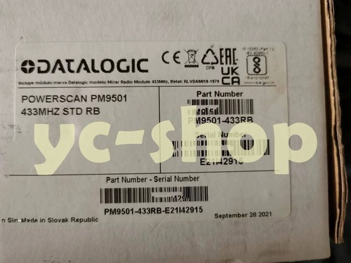 New Datalogic PM9501-433RB Wireless Scanner Fast Shipping via FedEx or ...