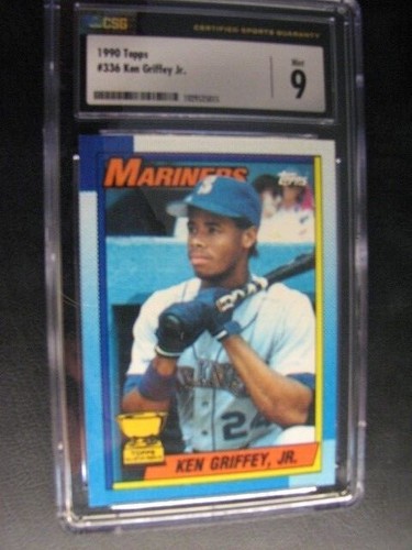1990 Topps KEN GRIFFEY JR. All-Star Rookie #336 BloodyScar Multi ERROR ...
