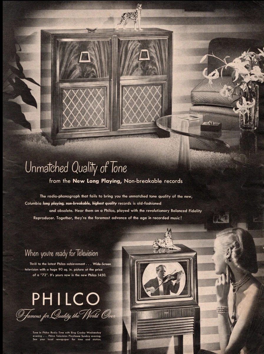 1949 Philco Tv