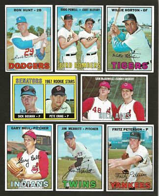 1967 Topps Baseball $1.25 PER PICK Complete Finish Your Set EXMT | eBay