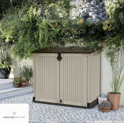 Keter Store It Out Midi Lockable Outdoor Garden Storage Box 880L Bin ...