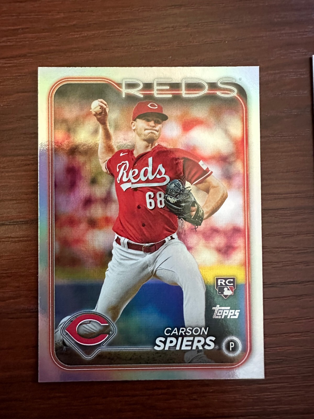 2024 Topps Series 2 Carson Spiers Rookie Card - Rainbow Foil #365 | eBay