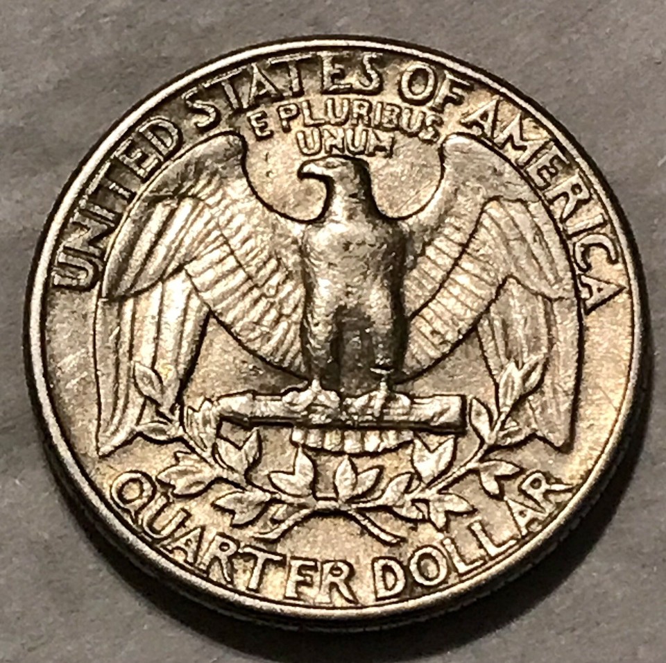 1982 D Washington Quarter Lamination Error Doubled Die Filled In MM ...