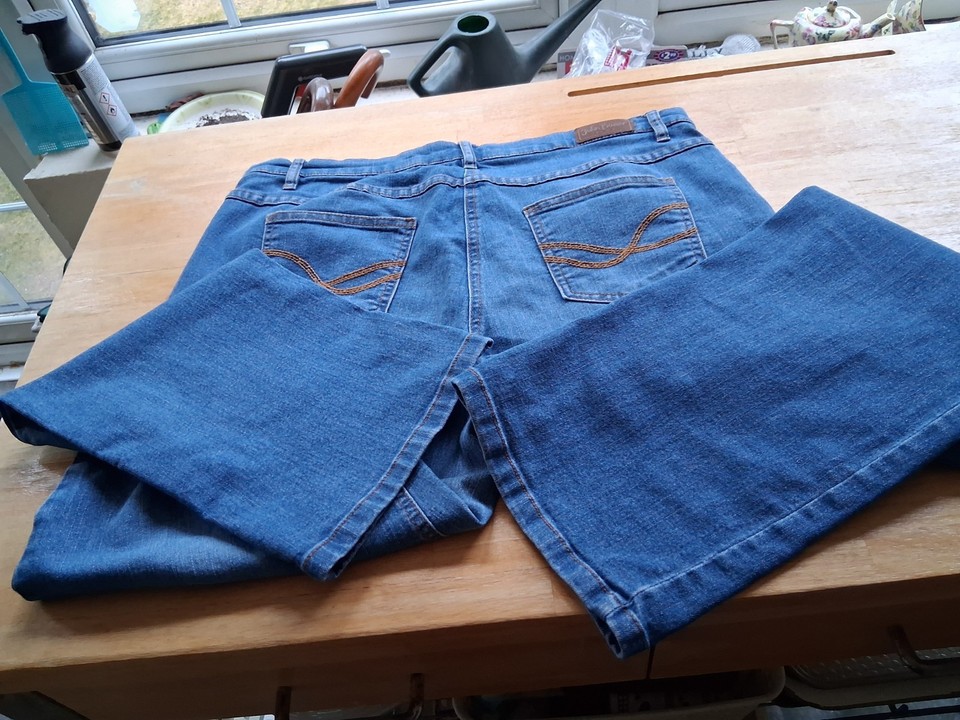 John Baner Women's Blue Western Style 5 Pocket. Size 20 | eBay UK