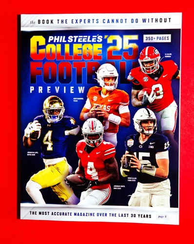 NEW Phil Steele's College Football Preview Magazine 2025 | eBay